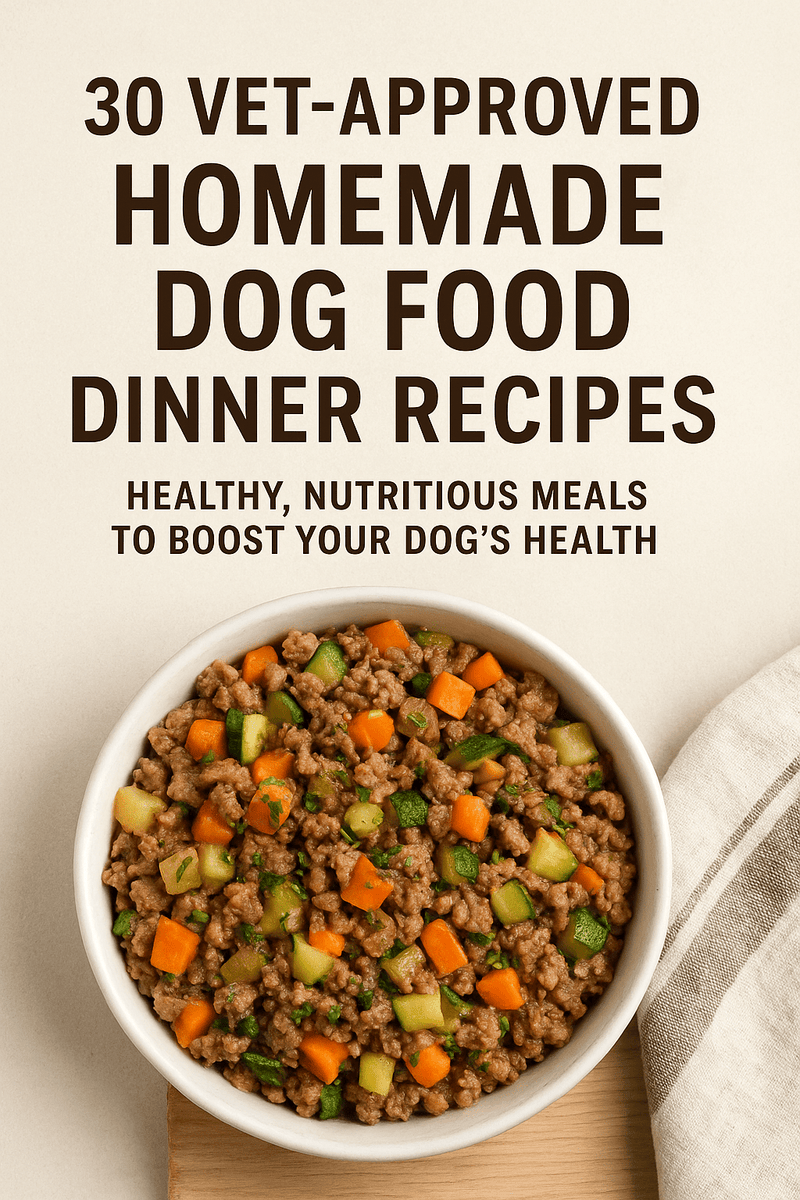 30 Vet-Approved Homemade Dog Food Recipes - The Happy Paw Store